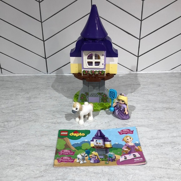 Lego | Toys | Lego Duplo Disney Tangled Rapunzels Tower Complete Set ...